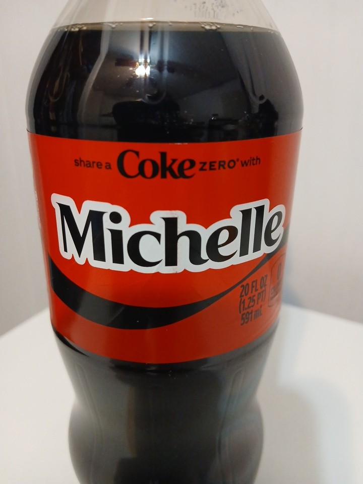 Share a Coke with Michelle 2025 Personalized Gift Coca~Cola Bottle 20oz ...