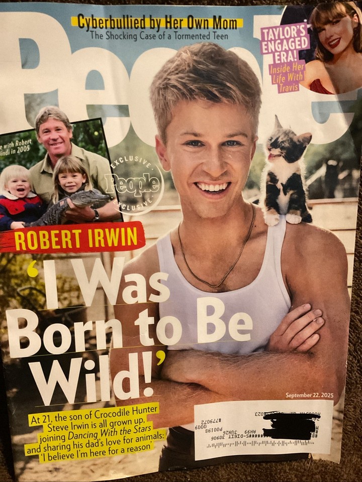 People Magazine September 22, 2025: Robert Irwin; Taylor's Engaged Era ...