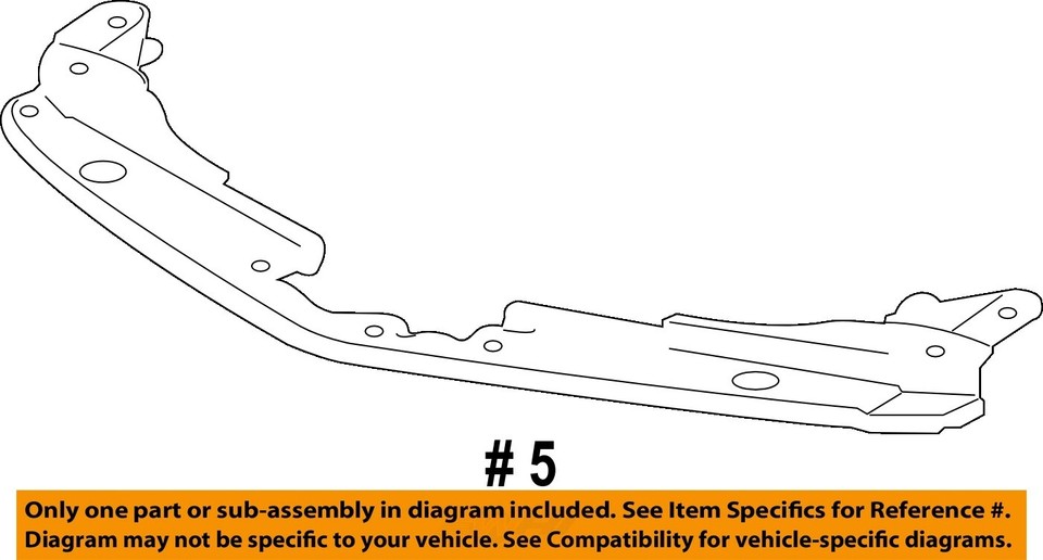 Cadillac GM OEM SRX Radiator Support Grille-Sight Shield Cover Panel ...