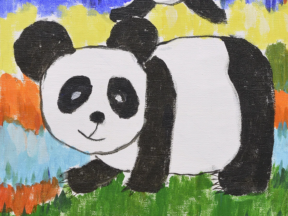 Easy Canvas Panda Painting Cute Aesthetic Panda Painting, 55% OFF