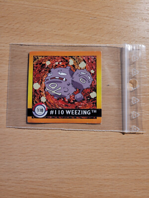 Pokémon sticker series 1999 English version : #110 Weezing / Smogogo | eBay