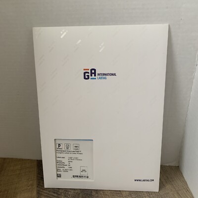 LabTAG CL-80T1-WH Cryo-LazrTag Cryogenic Label for Laser Printers | eBay