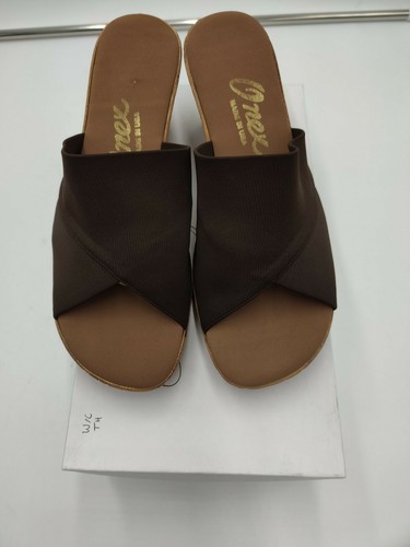 Women's Onex Christina Chocolate Brown Wedge Size 10 M | eBay