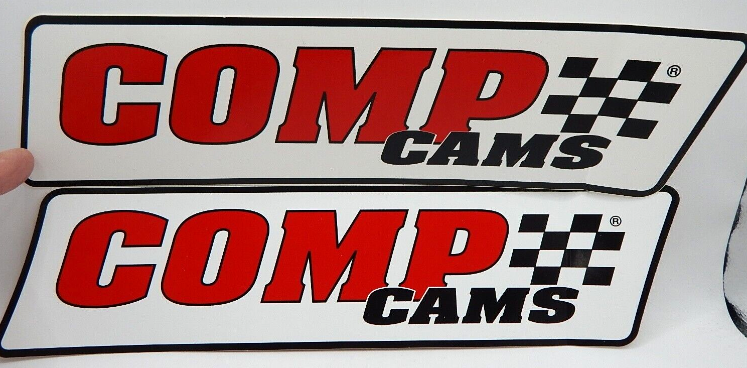 **Lot of 2** 12" Large Comp Cams Racing NHRA NMCA Contingency Decal ...
