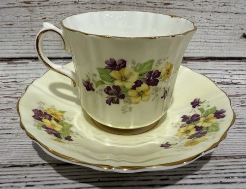 Vintage Old Royal Sampson Smith Tea Cup & Saucer Set Bone China Made In England | eBay