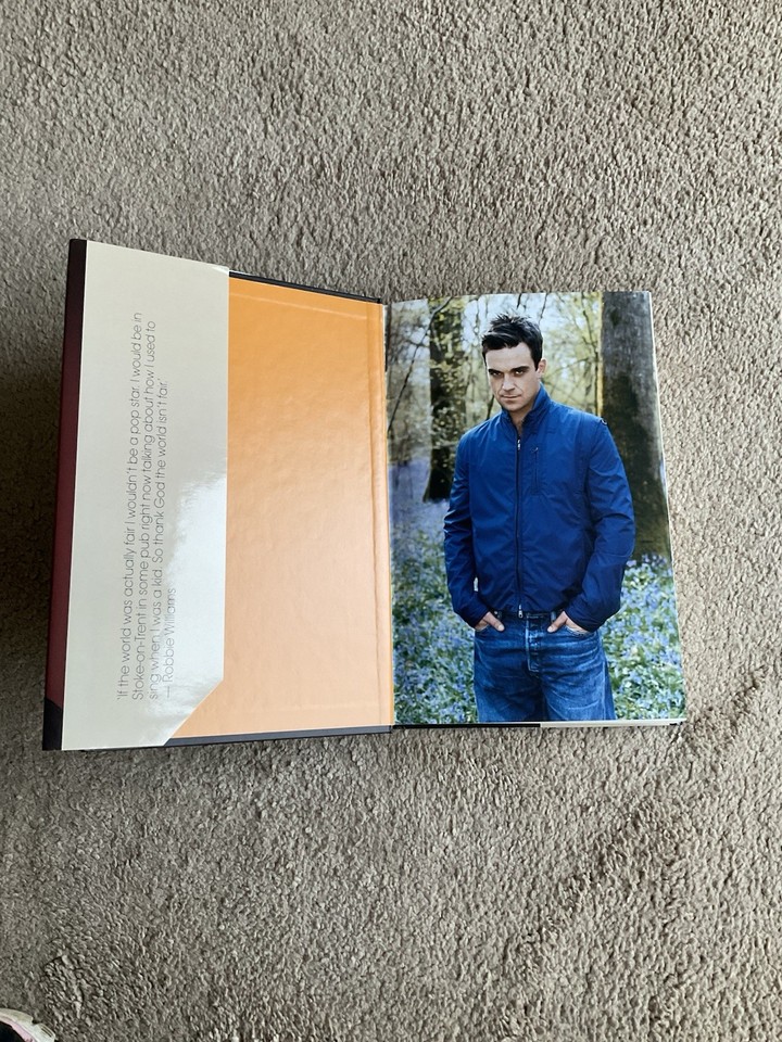 Robbie Williams Book Titled Feel - Hardback Book by Chris Heath - Good ...
