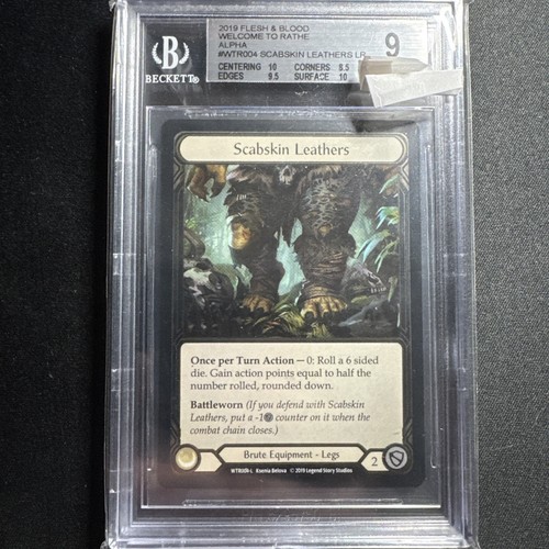 Flesh and Blood Welcome to Rathe 2019 Scabskin Leathers (Cold Foil) BGS ...