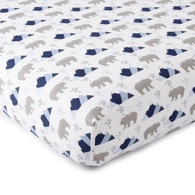 - Trail Mix Crib Fitted Sheet - Fits Standard Crib and Toddler Mattress ...