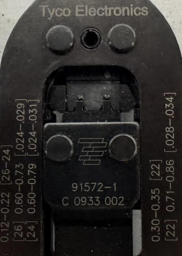 Tyco Electronics 91572-1 Side Entry Ratcheting Hand Crimping Tool C ...