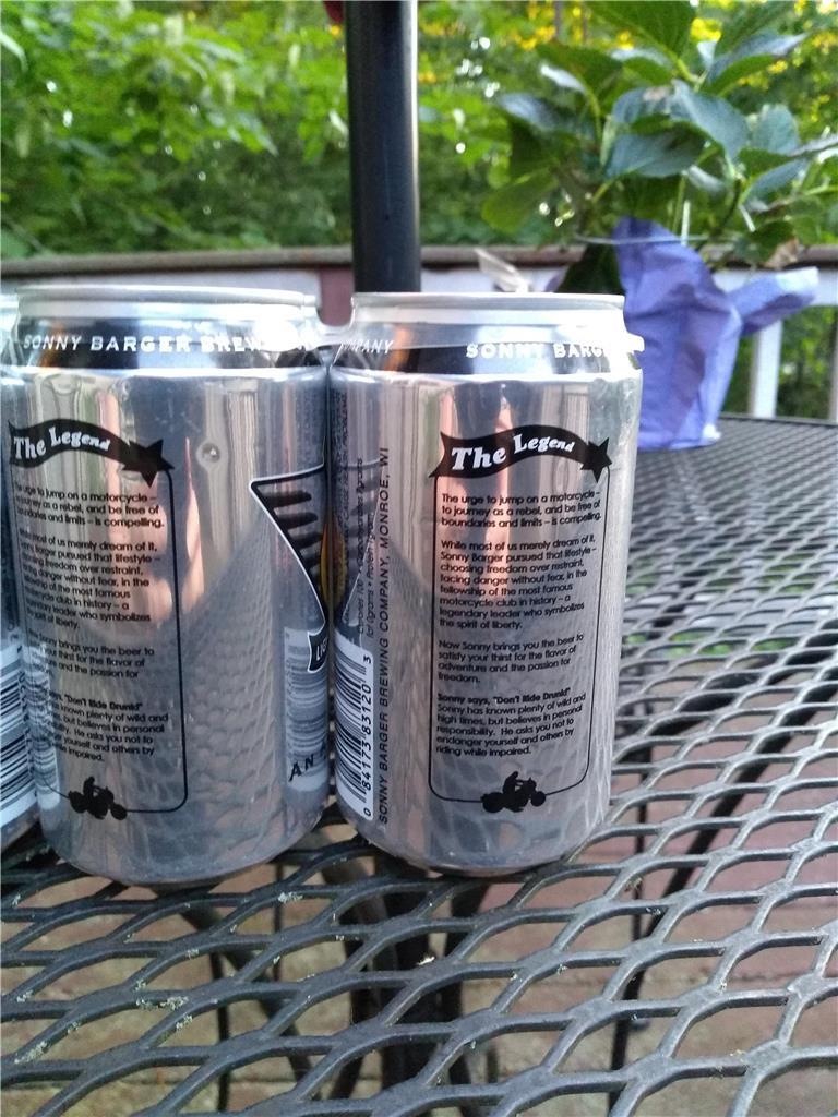 6 Pack of Hells Angels Sonny Barger Beer Cans - Vintage Pull Tab Empty ...