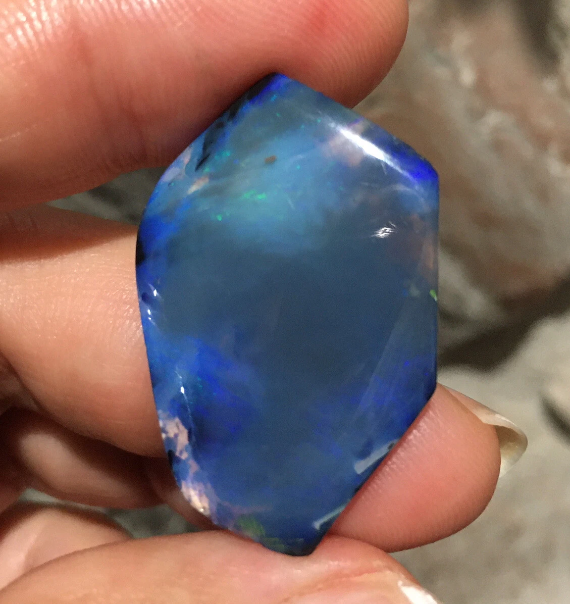 Blue Lightning Opal