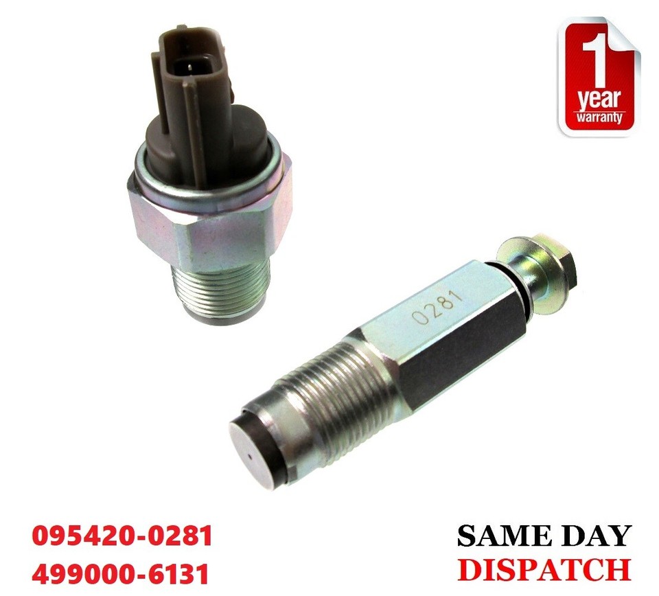 ISUZU D-MAX RODEO 2.5 3.0 DiTD D FUEL RAIL PRESSURE RELIEF LIMITER ...