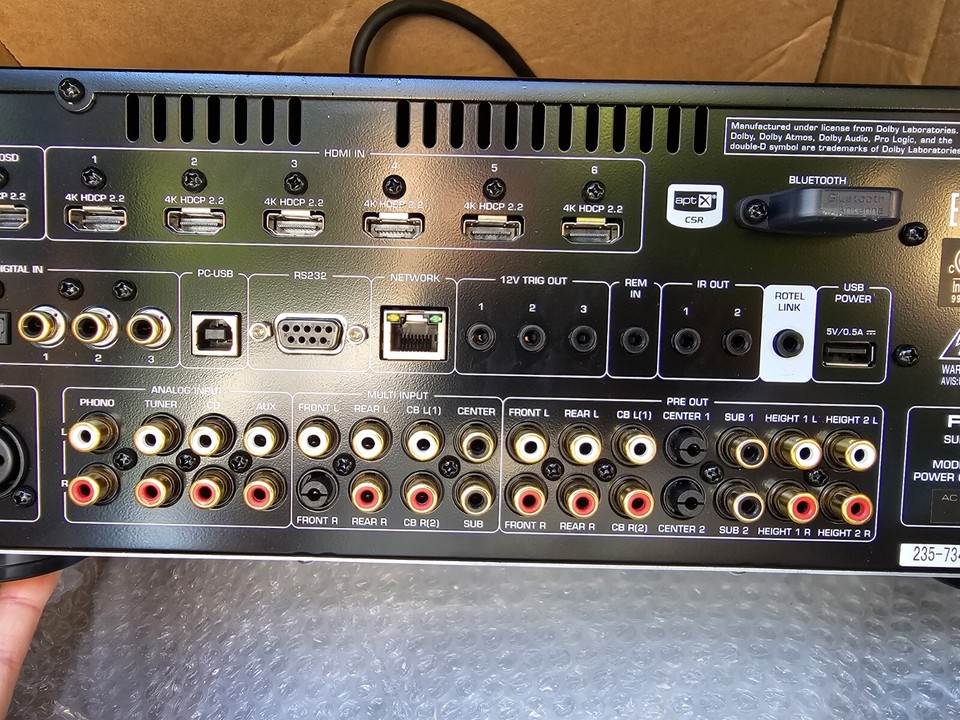 Rotel RSP-1576 Surround Sound Processor - Used - | eBay
