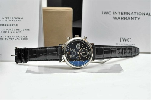 IWC Portofino 42mm Automatic Watch Alligator Strap IW391029 | eBay