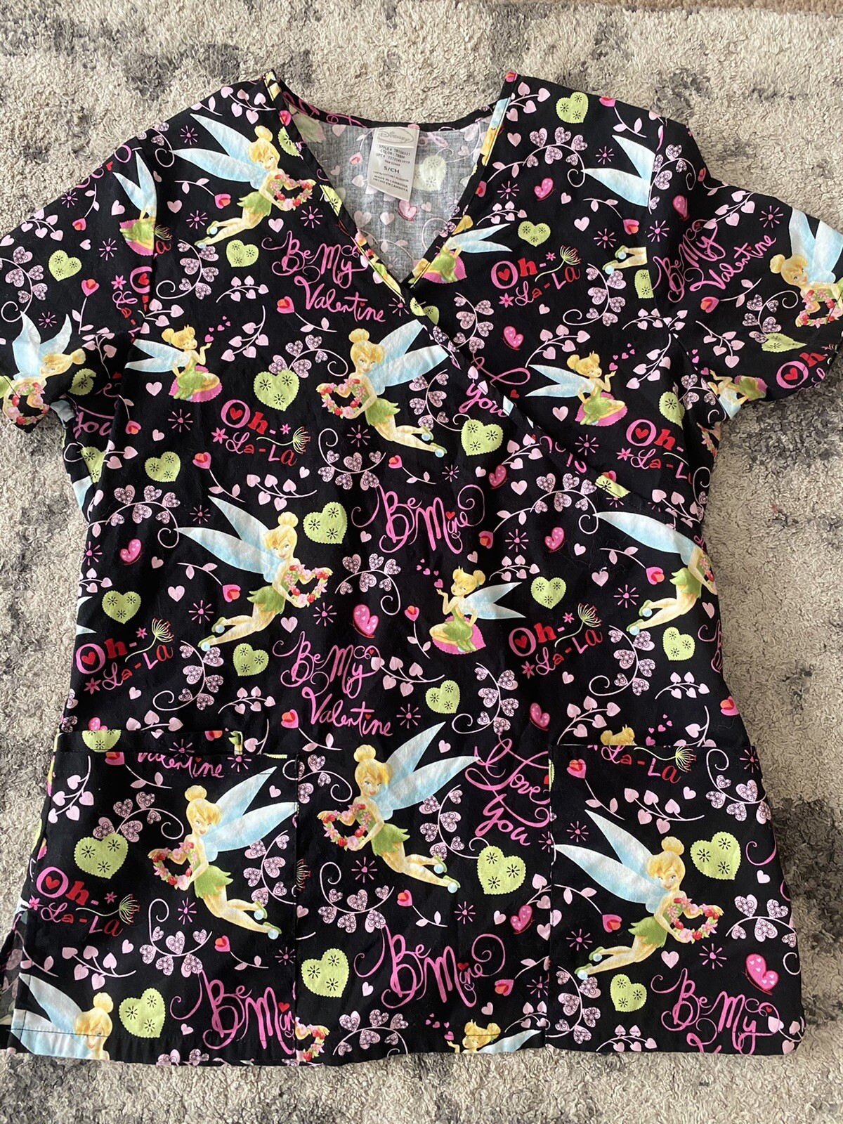 Disney Tinker bell And Aristocrat scrub tops. Both Si… - Gem