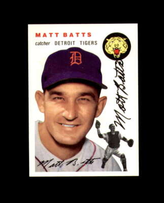 Matt Batts Signed 1994 Topps 1954 Archives Detroit Tigers Autograph | eBay