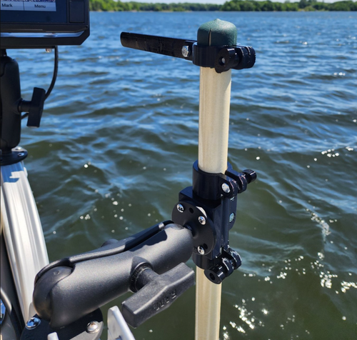 Boat mount for Livescope or Active Target- For Wooster SR055 Extension ...
