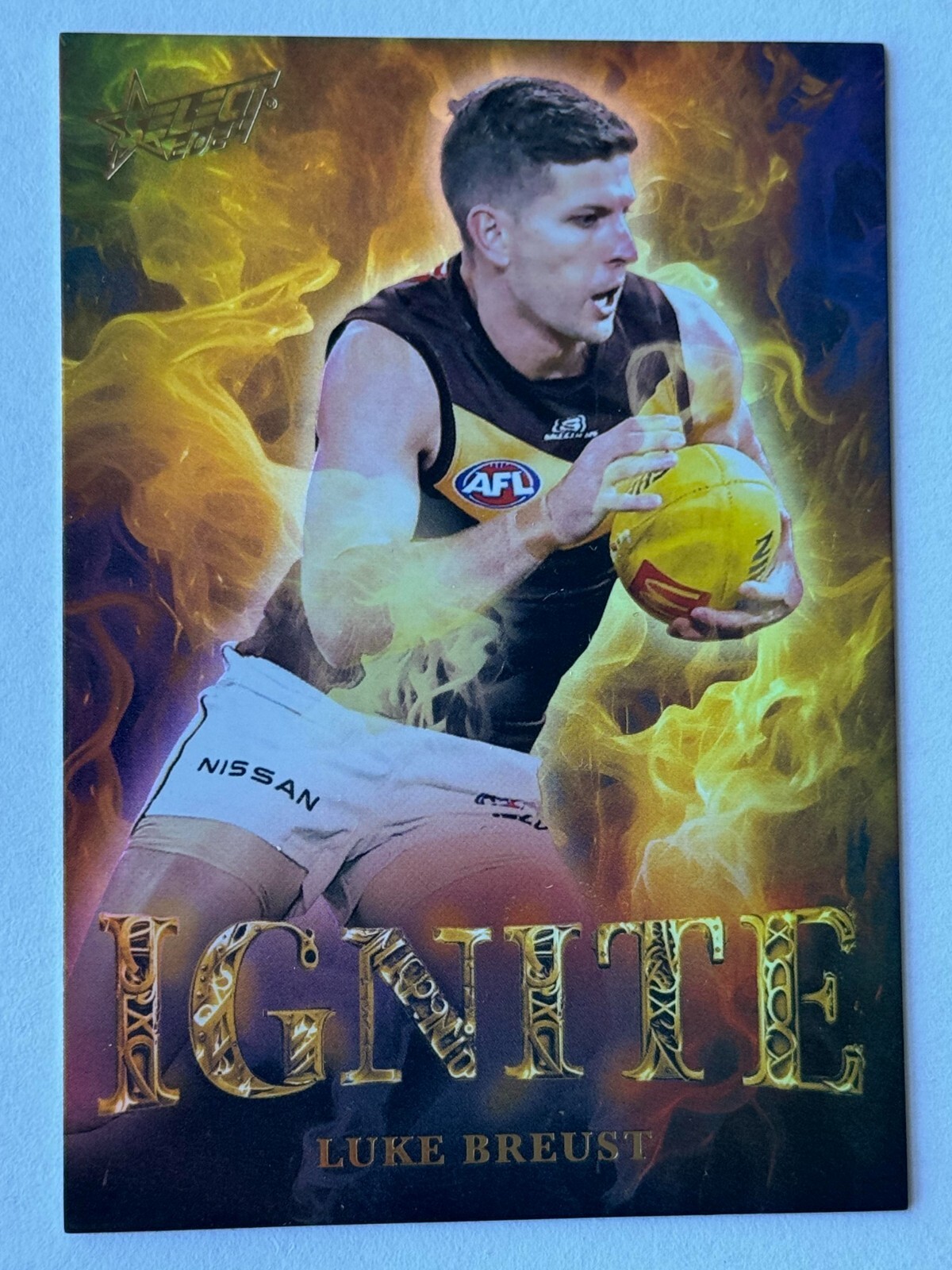 2024 Select Footy Stars Gold Ignite - Luke Breust #062/125 Hawthorn ...