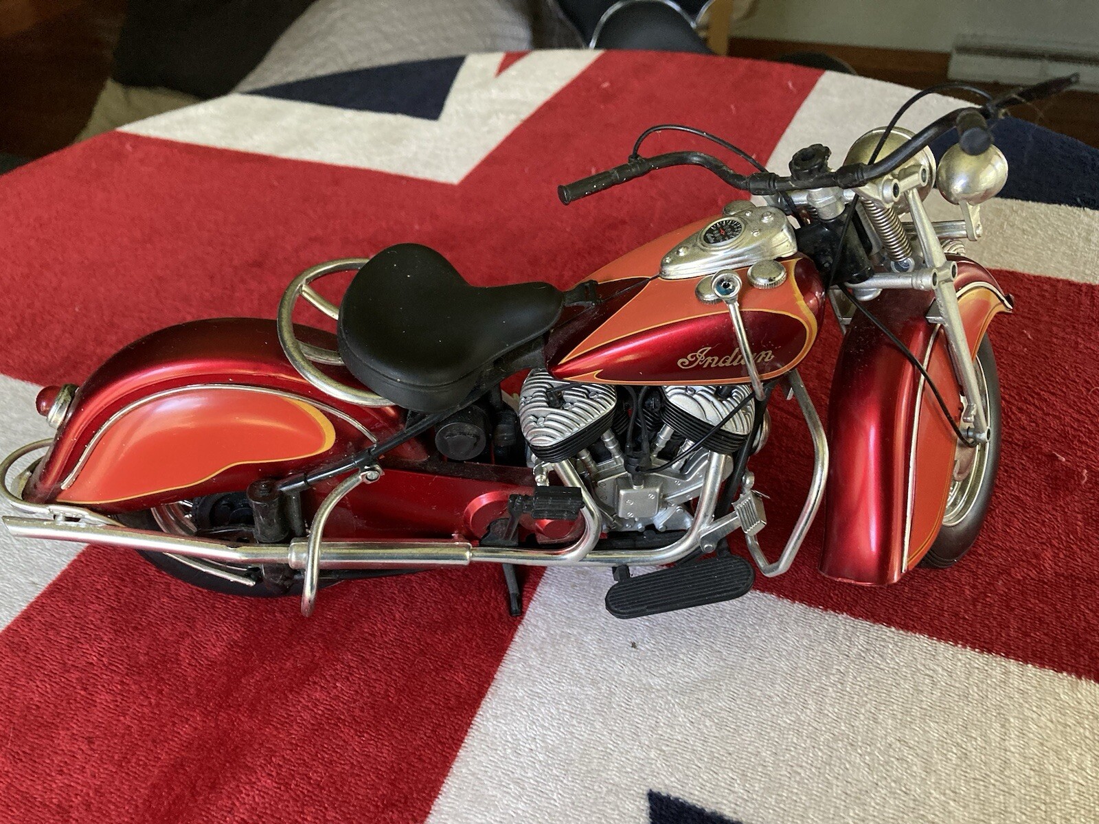 NewRay Roadrider Collection Black Red INDIAN MOTORCYCLE 1/6 Scale ...