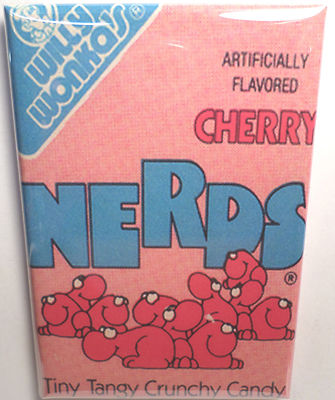NERDS Vintage Candy Box 2"x3" Fridge or Locker MAGNET Wrapper Image 1 ...
