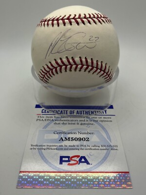 Marcus Giles Atlanta Braves Signed Autograph OMLB Baseball PSA DNA *02 ...