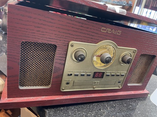 Craig Model CD684a-BLS 5 in 1 Turntable System Unit I-7447 JE | eBay