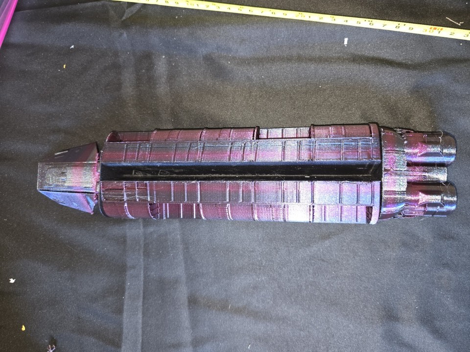 Original BATTLESTAR GALACTICA Cylon Tanker Ship 14" Model Kit Custom 3d ...