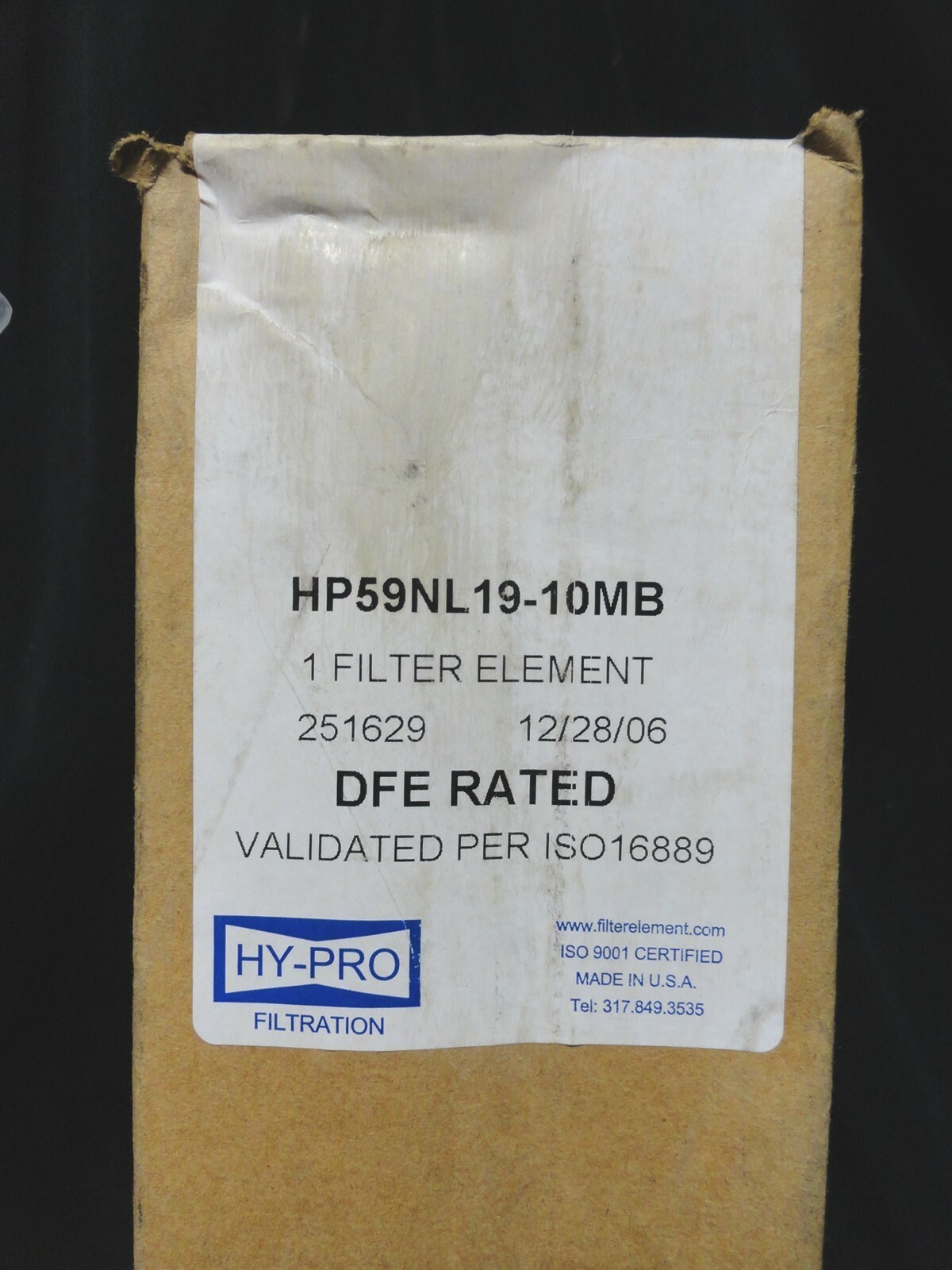 HY-PRO ~ HYDRAULIC FILTER ~ PN: HP59NL19-10MB, 100-7226-41136 ~ (NEW IN ...