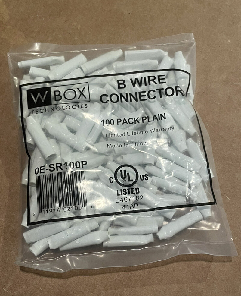 100 Pieces Dolphin DC-100P NEW WHITE Super B Wire Connectors (Plain) | eBay
