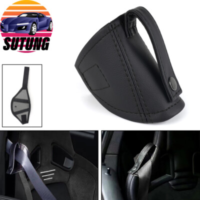 JDM Genuine Leather BRIDE/RECARO Black Bucket Seat Belt Guide Holder ...