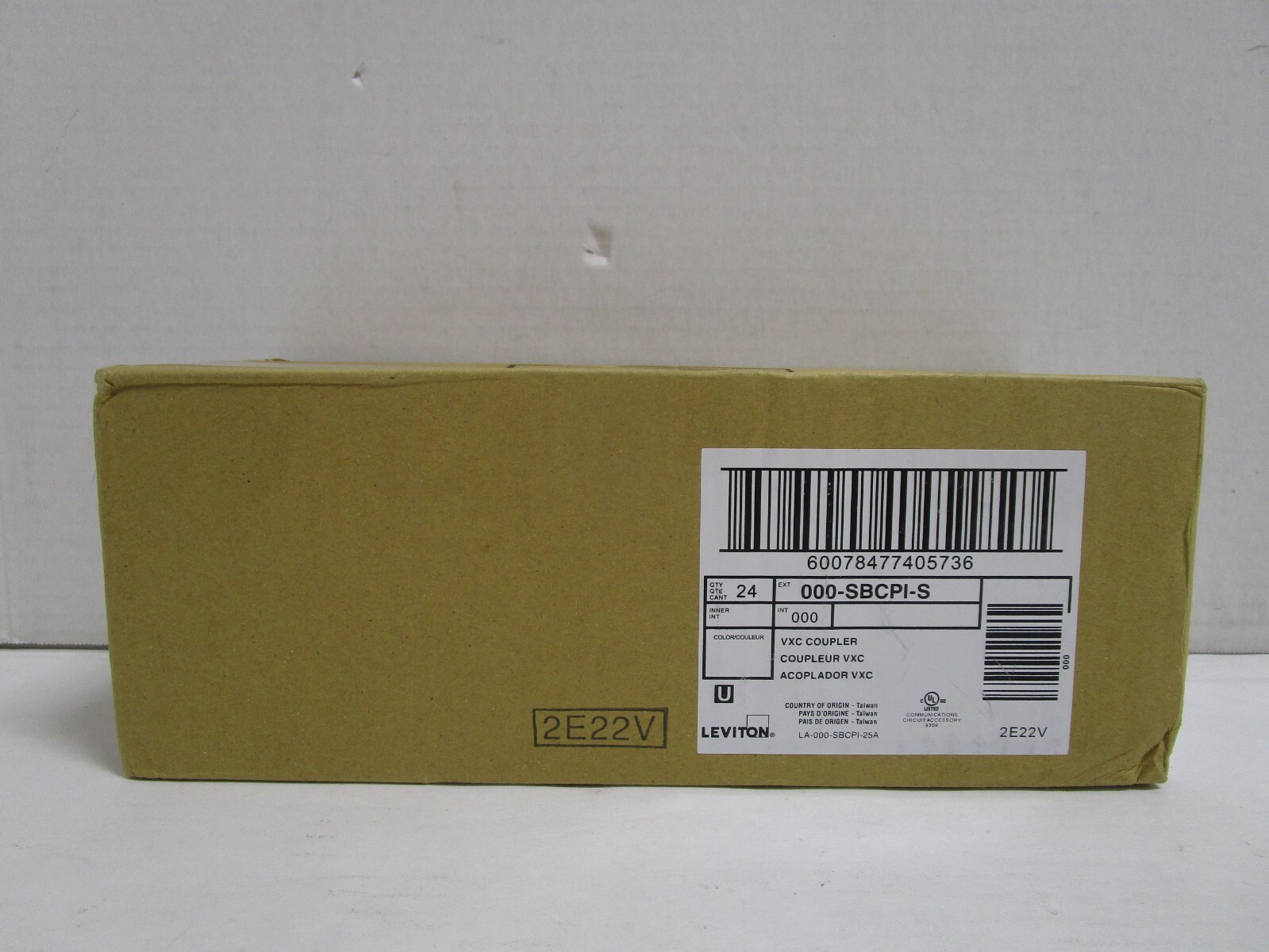 BOX OF 24 LEVITON SBCPI-S VXC COUPLER 000-SBCPI-S NEW SEALED SHIPS FREE! | eBay