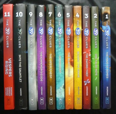 39 Clues complete series 1-11 set 1 2 3 4 5 6 7 8 9 10 11 hardback HB ...