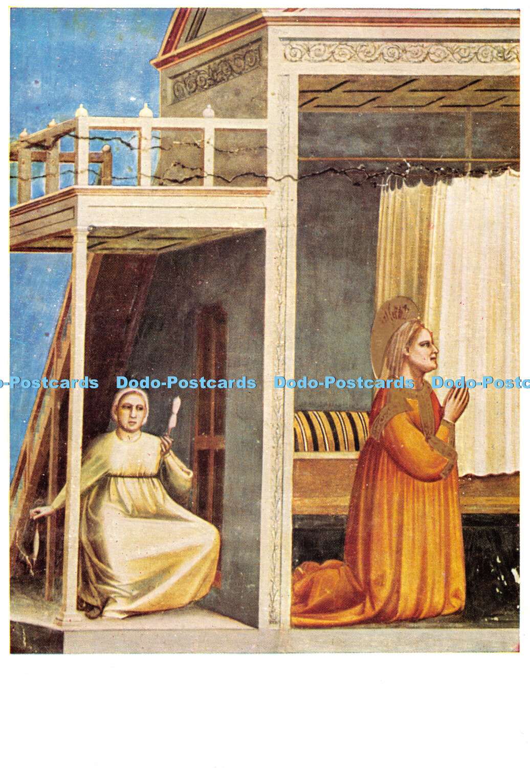 D065364 Giotto. Cappelle Degli Scrovegni. Annuncio ad Anna. Part. A ...