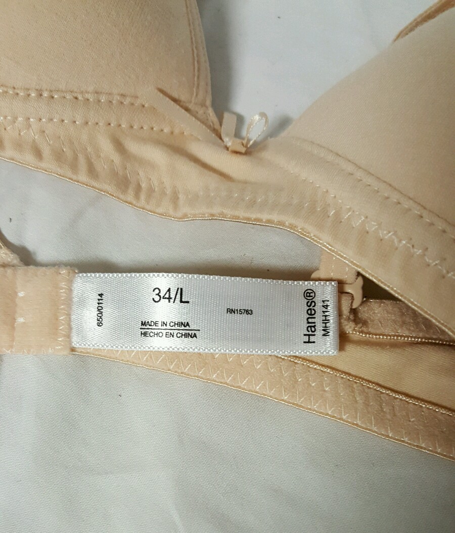 Hanes Girl's bra, Sz. 34L, Beige, Soft Cup Lightly Lined BRAND NEW! | eBay