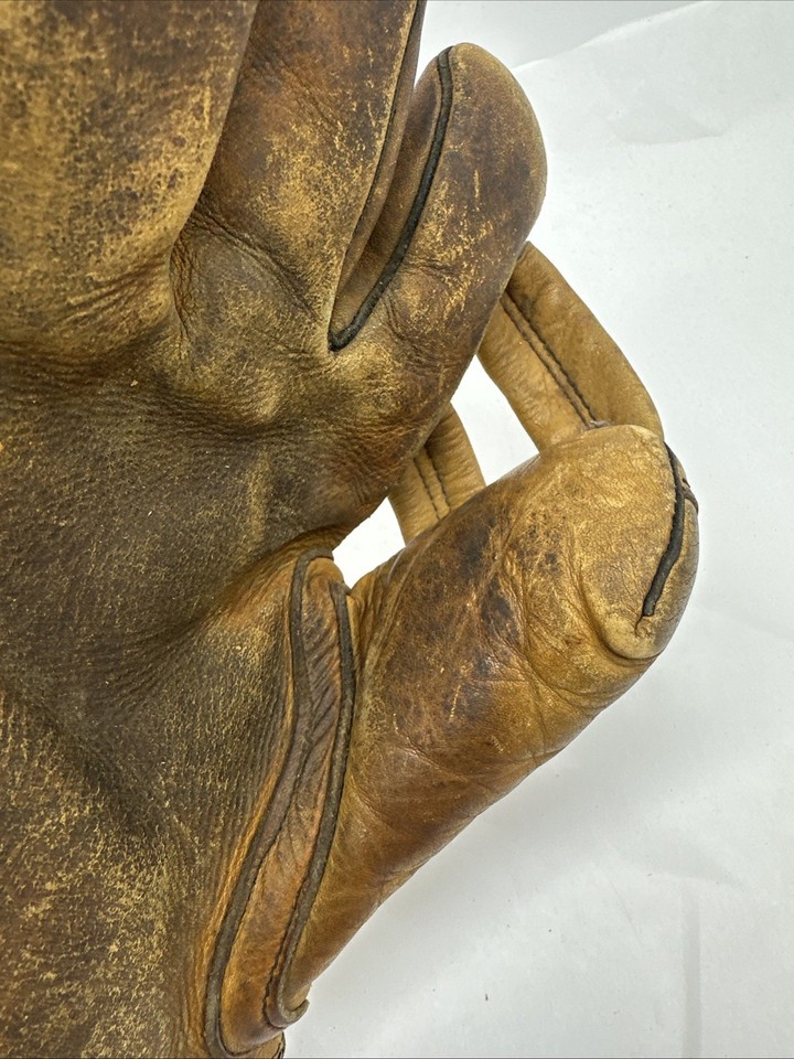 Vintage Split Finger Baseball Glove Horsehide | eBay