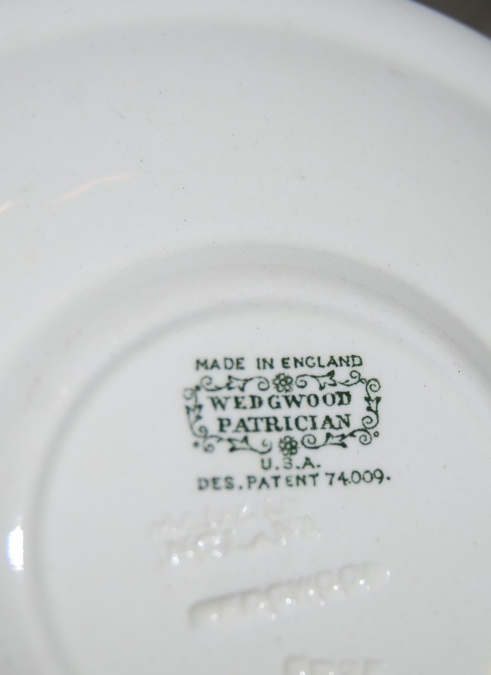 Wedgwood Patrician China - 5 demitasse cups & saucers plus 2 extra cups ...