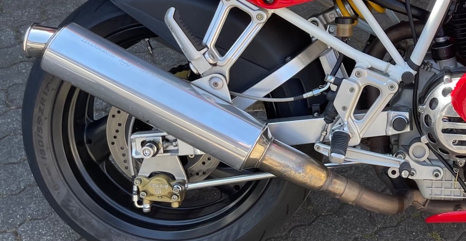 Ducati 900 SS / ZDM-A04 / ZDM-B04 / Auspuffanlage Schalldämpfer Silencer | eBay