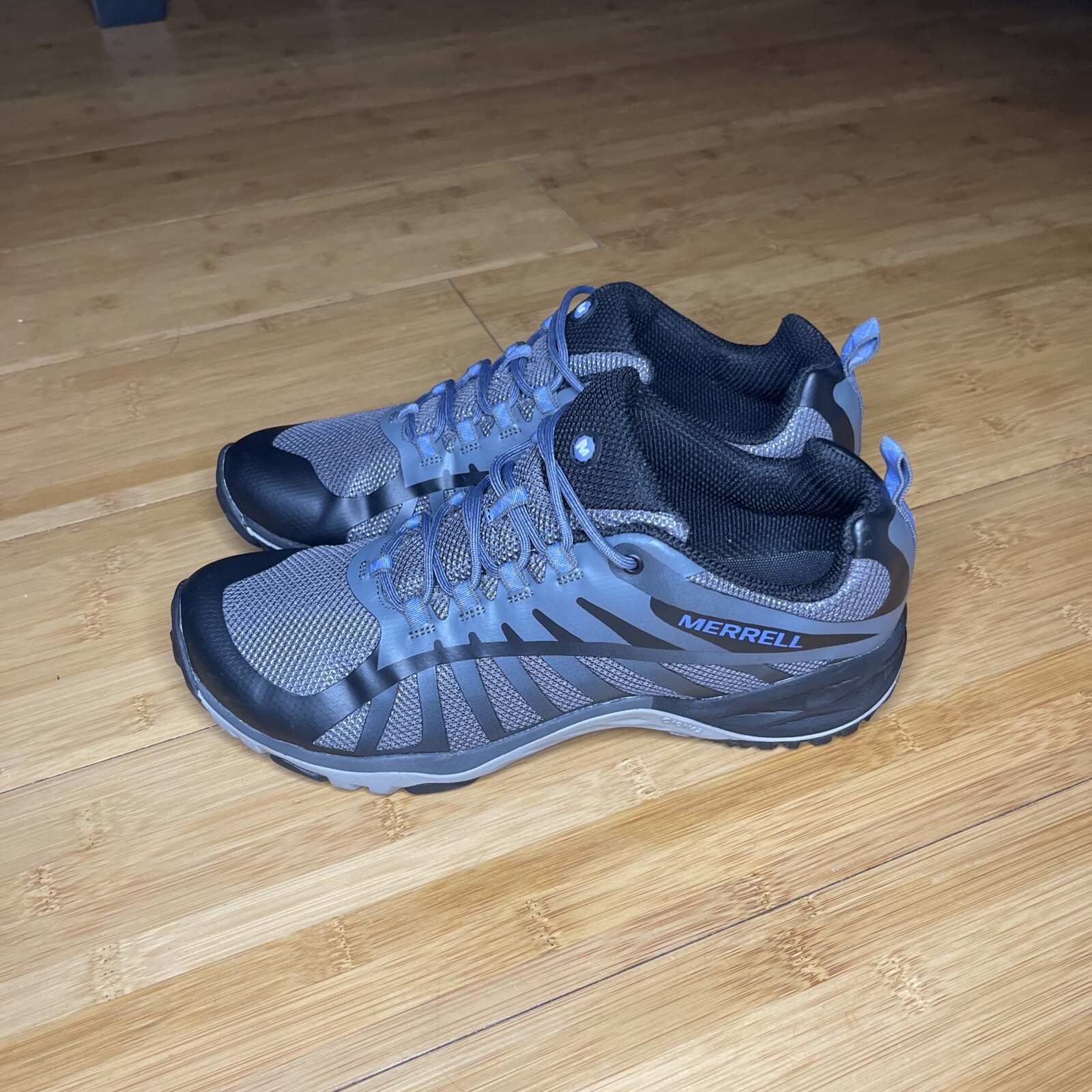 Merrell Shoes Vibram Women's Gray/Black J41316 Size … - Gem