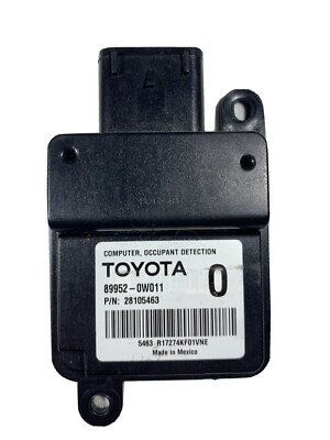 Lexus Toyota Passnger Seat Occupant Detection Sensor Module Computer ...