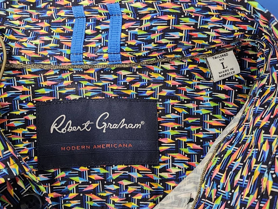 ROBERT GRAHAM RITTER MR242006TF SIZE LARGE MULTI-COLOR | eBay