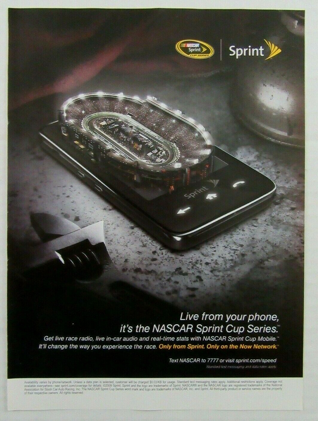 2009 NASCAR SPRINT CUP SERIES Live Race Audio From Your Phone Magazine ...