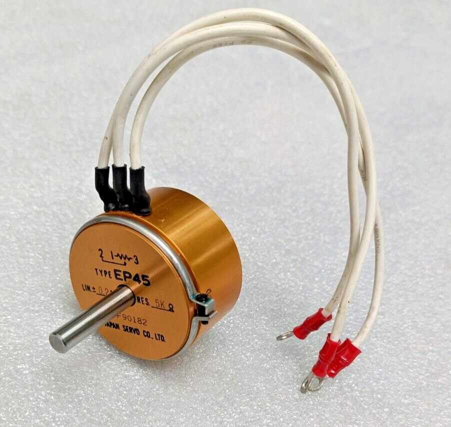 JAPAN SERVO CO. LTD. TYPE EP45 POTENTIOMETER LIN.±0.2% RES. 5KΩ S/N ...
