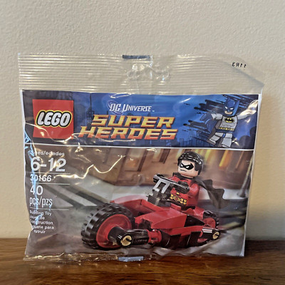 LEGO 30166 - Super Heroes: Batman - Robin and Redbird Cycle - Polybag ...