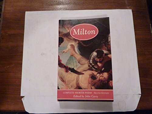 Milton: Complete Shorter Poems (Longman A... by John Milton Paperback ...