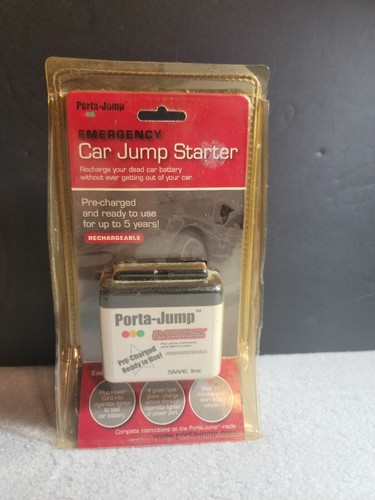 Porta-Jump Emergency Car Jump Starter Rechargeable Universal