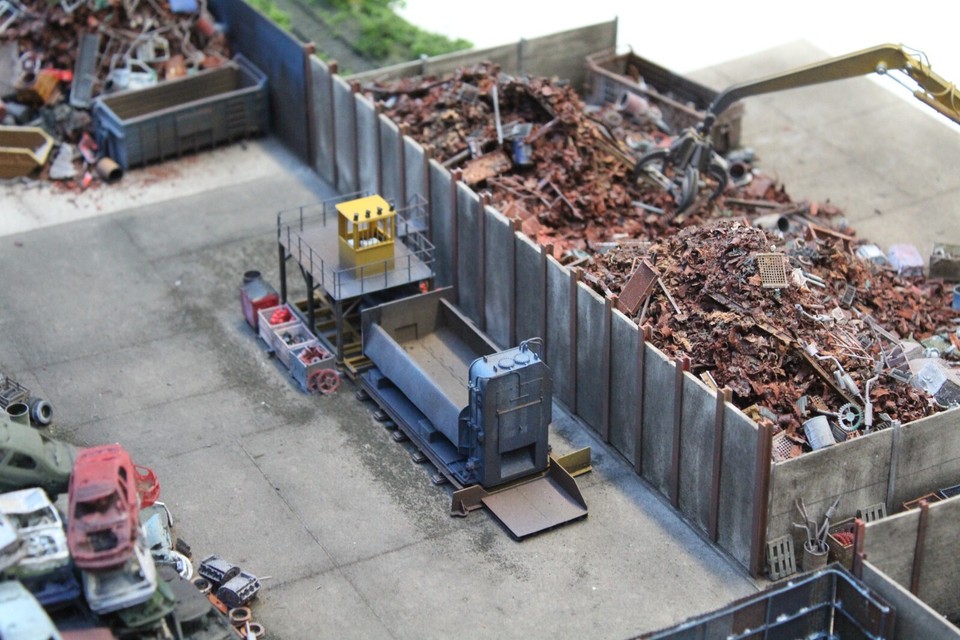 ULTIMATE SCRAP! Model Scrapyard Metal OO Gauge Scenery Wagon Loads ...