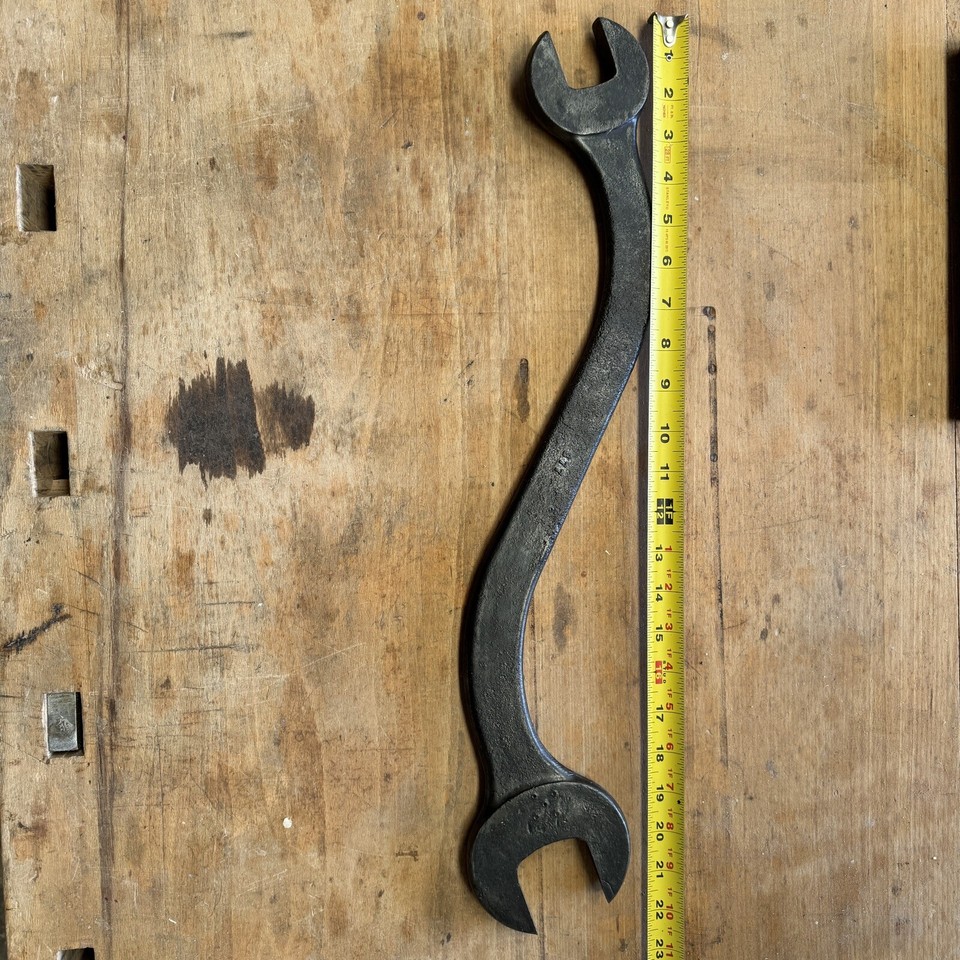 Vintage J.H. WILLIAMS No. 377 24" Curved Railroad Wrench | eBay
