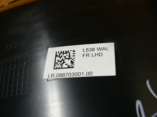 GENUINE LAND ROVER FRONT SPLASH SHIELD RANGE ROVER EVOQUE LH LR088357 ...