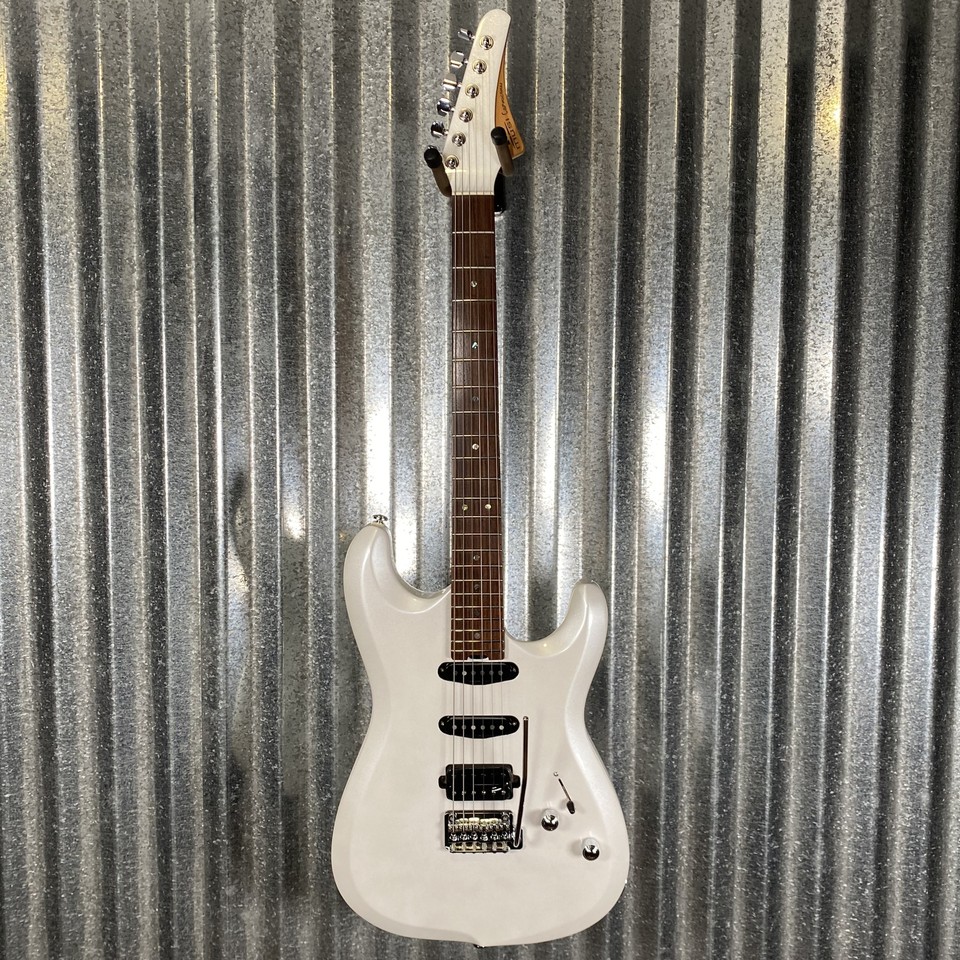 Musi Capricorn Fusion HSS Superstrat Pearl White Guitar #0149 | eBay