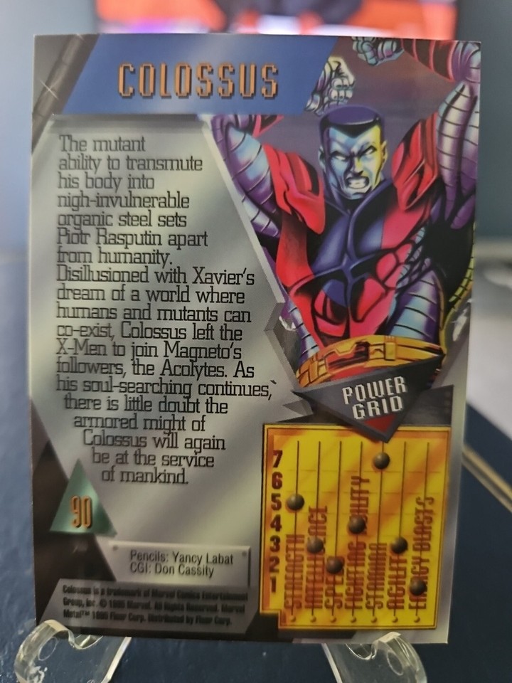 1995 MARVEL METAL #90 COLOSSUS | eBay
